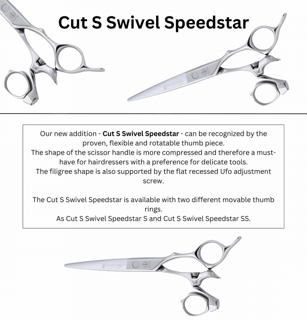 Cut S Swivel Speedstar - Mizutani Hair Scissors