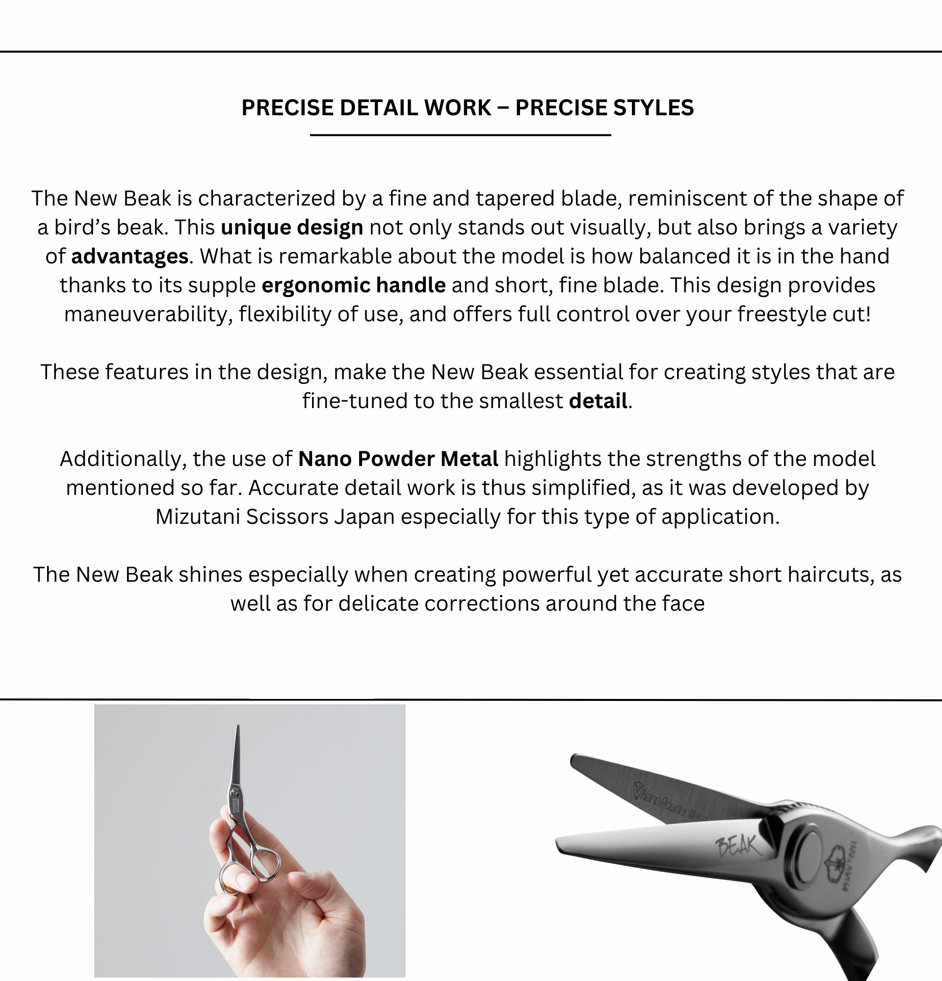 New Beak - Mizutani Hair Scissors